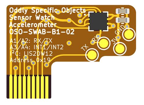 Sensor Watch Accessory Board Accelerometer Sensor Watch