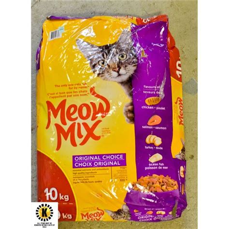 10 Kg Bag Of Meow Mix Cat Food