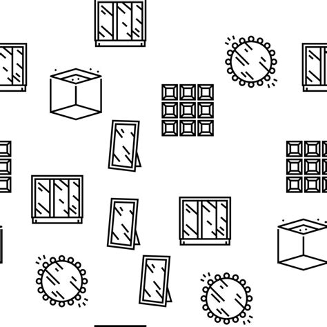 Mirror Installation Vector Seamless Pattern 10144996 Vector Art At Vecteezy