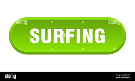 Surfing Button Rounded Sign Isolated On White Background Stock Vector Image And Art Alamy