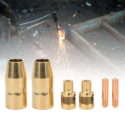 Welding Gas Diffuser To Connect Copper 14pcsset Conductivity Contact