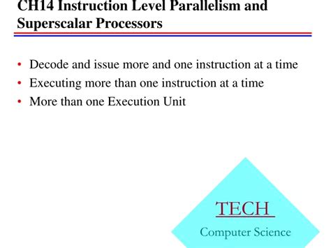 Ppt Ch14 Instruction Level Parallelism And Superscalar Processors