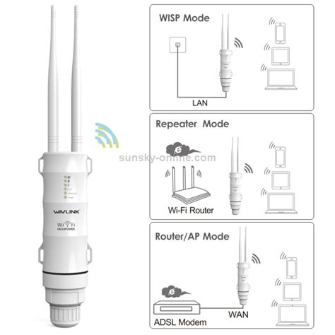 Extensor De Rango De Wi Fi Para Exteriores De Banda Dual De Alta Potencia Ac