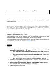 DBA 3 Mar 1 Pdf Module Three Exam Review Guide Tips 1 Completing This Review Does Not