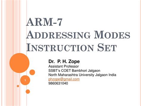Pdf Unit Ii Arm 7 Instruction Set Dokumen Tips