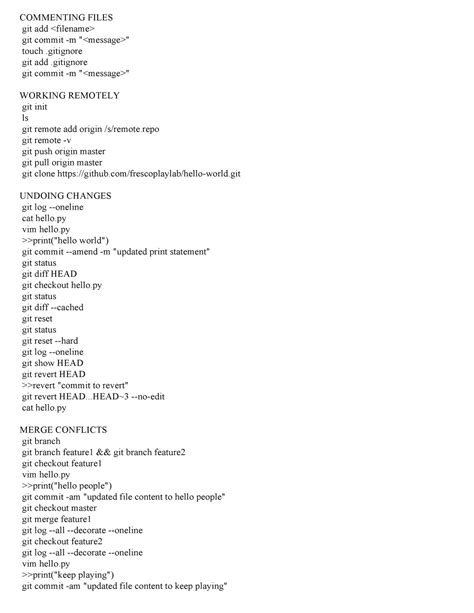 Git Handson Commenting Files Git Add Git Commit M Touch Gitignore Git Add Studocu