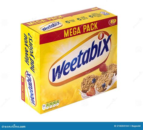 Mega Pack Of 72 Weetabix Breakfast Cereal On A White Background