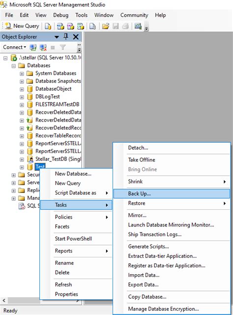 How Do I Backup And Restore Sql Database From One Server To Another