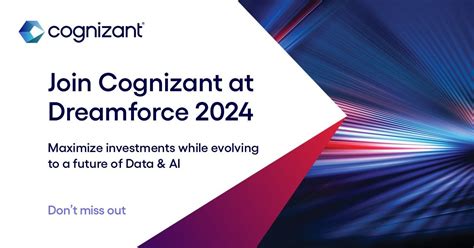 Dreamforce2024 Cognizant Dataai Salesforce Digitaltransformation Leadership Innovation