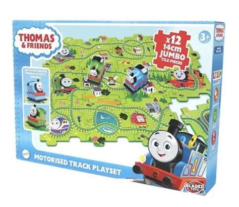 Thomas And Friends Motorised Track Playset X 12 Jumbo Tile Pieces Bn In Box £32 00 Picclick Uk