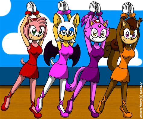 Sonic Girls Ballet Performance By Caseydecker On Deviantart