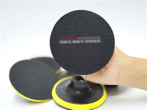 แป้นรองเครื่องขัดกระดาษทราย 4 นิ้ว แป้นหนามเตยติดกระดาษทราย 🛑🛑 ราคาขายส่ง 38 บาท 🛑🛑 คุณสมบัติ