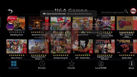 Retro64 Games Emulator Youtube