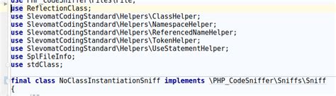 Phpcodesniffer How To Create Multiple Use Statements In Sniff Stack