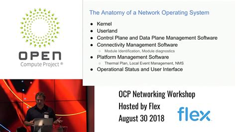 Ocp Networking Workshop Flex Onl Overview August 4th 2018 Youtube