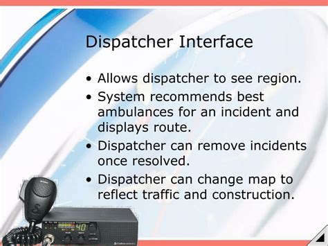 Ppt Ambulance Dispatch System Powerpoint Presentation Free Download