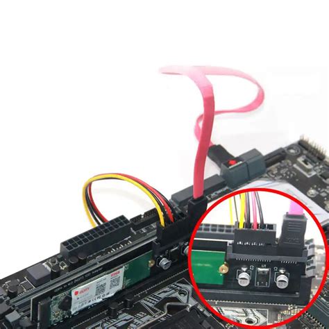 Ddr3 Ddr4 Ddr2 To M2 Ssd Adapter M2 Ngff B Key Riser Card Sata 15pin