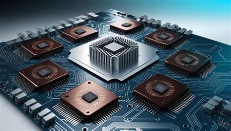 Circuit Board Technology Background Central Computer Processors Cpu