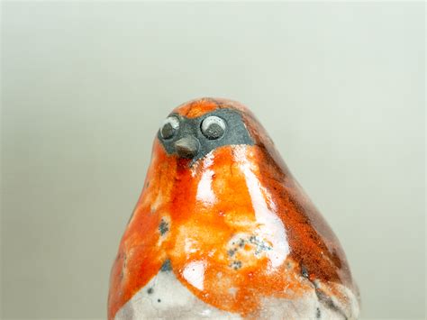 Picture With Ceramic Robin A