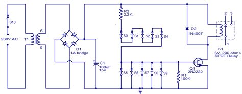Code Lock Circuit Using Transistor Gadgetronicx