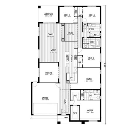 Hotham 32 Home Design And House Plan By Ridgewater Homes Narrow House