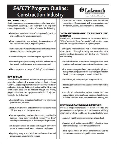 8 Program Outline Templates DOC PDF 8 Program Outline Templates DOC PDF