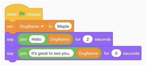 Using Join And 1 Variable Scratch School