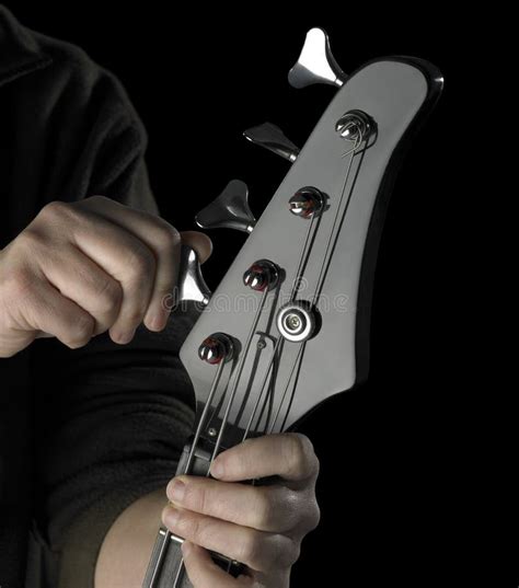 Bass Guitar Tuning Stock Image Image Of Human Sound