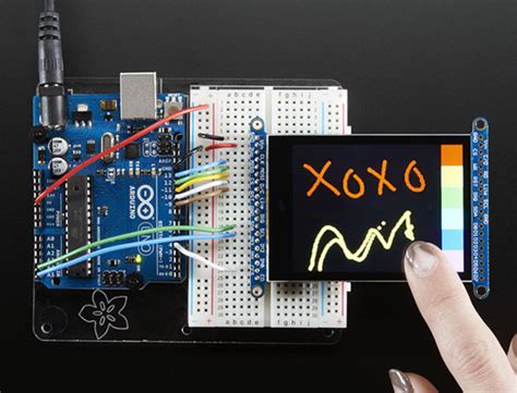 Adafruit 2 8 And 3 2 Color Tft Touchscreen Breakout V2