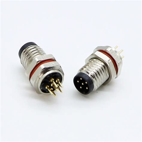 M8 Connector 5 Pin Male Socket M8 Socket And Waterproof Socket