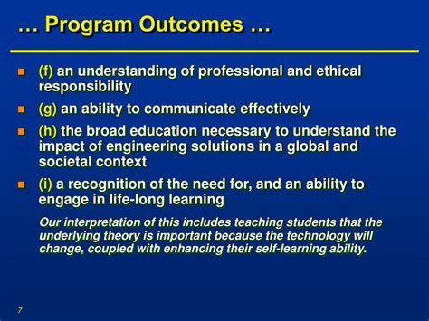 Ppt Computer Engineering Program Outcomes Assessment Powerpoint