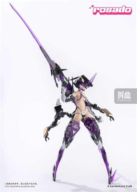 核诚治造 萝莎计划rosado 第二弹 星花•黑鸢尾 110 国创可动机娘 拆盒