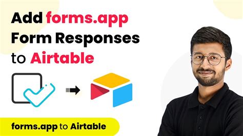 How To Add Form Responses From Forms App To Airtable Forms App To Airtable YouTube
