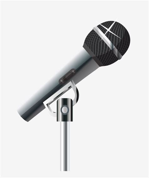 호스트 마이크로폰 검은 색 마이크 아름다운 마이크 손으로 그린 마이크 마이크로폰 만화 마이크 증폭 마이크 Png 일러스트 및 벡터 에 대한 무료 다운로드