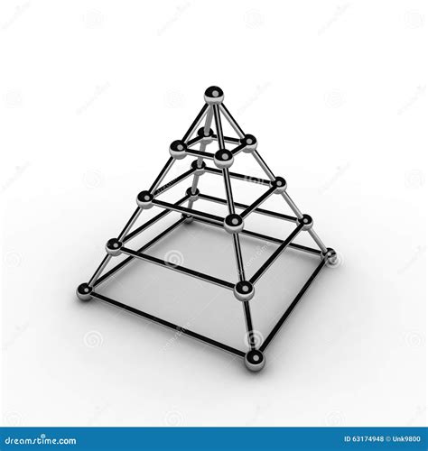 Pyramidal Structure Stock Illustration Illustration Of Pyramidal 63174948