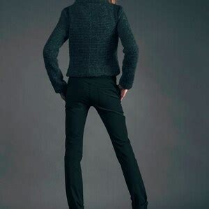 Knit Moto Jacket Moto Jacket Wool Coat Moto Jacket Side Zip Jacket