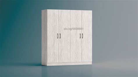 Гардероб ” Аполо” 6 четирикрилен Гардероб Мебели за дома и офиса Добрич Изработен от П