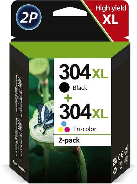 304 Ink Cartridges Combo Pack 304 Ink Cartridges Black And Colour Remanufactured For Hp 304 Xl