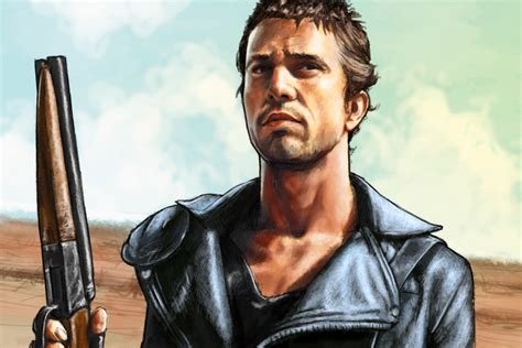 Portrait Of Mel Gibson In The Road Warrior On Behance