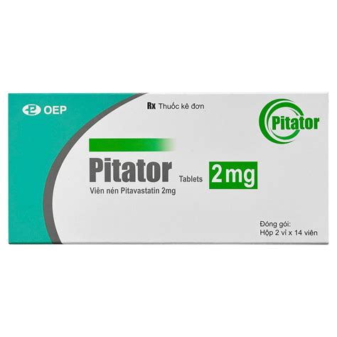 Thuốc Pitator Tablets 2mg Orient Trị Tăng Cholesterol Trong Máu
