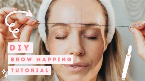 Brow Mapping Tutorial Get Perfectly Shaped Brows From Home DIY Brow Shaping YouTube