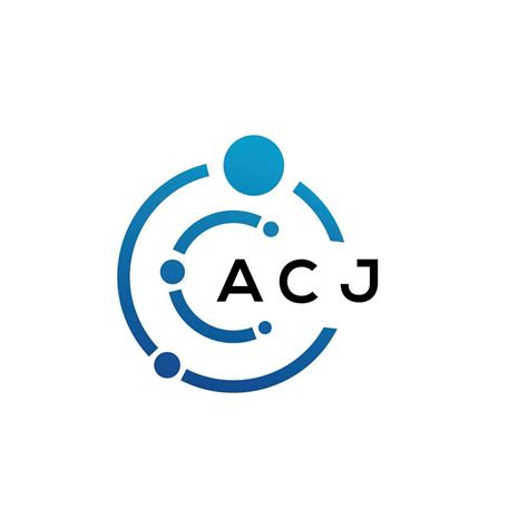 Acj Letter Logo Design On Black Background Acj Creative Initials Letter Logo Concept Acj