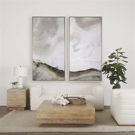 Sandy Waves Ii Framed Canvas Old Cannery Furniture