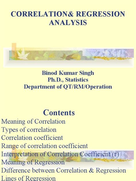 Correlation 140708105710 Phpapp01 Pdf Regression Analysis Linear