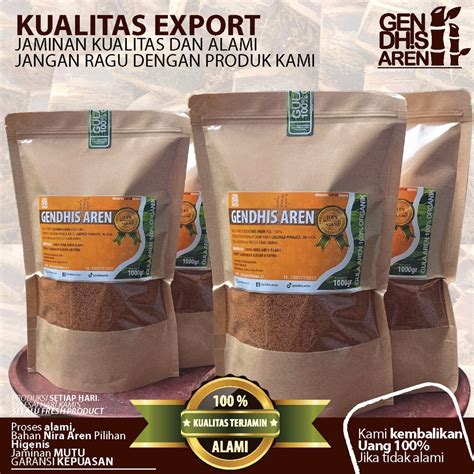 Jual Gula Aren Semut Asli Kg Organik Kualitas Export Gula Sehat Gula Bayi Gula MPASI