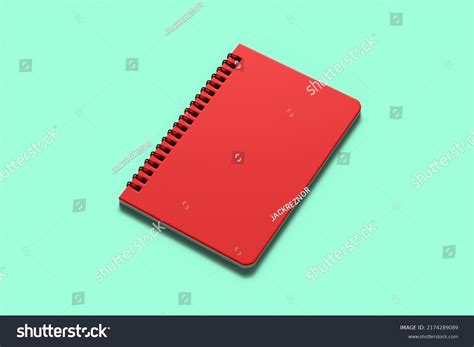 Mock Red Notebook Isolated 3d Render Stock Illustration 2174289089 Shutterstock