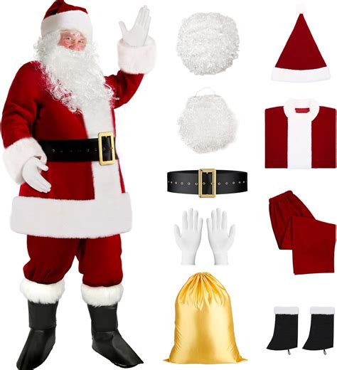 Deluxe Santa Claus Costume For Men Christmas Philippines Ubuy