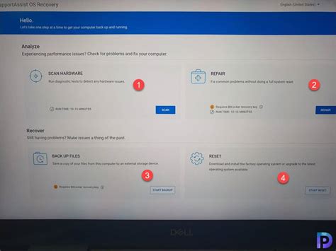 How To Use Dell Supportassist Os Recovery Reset Feature