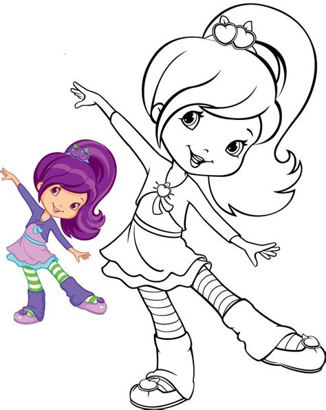 Dibujos De Rosita Fresita Para Colorear E Imprimir Dibujos Cute Para