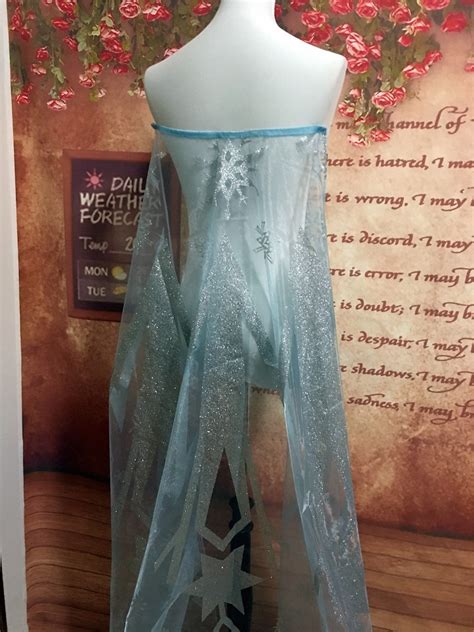 Elsa Cape Cosplay Costume Etsy